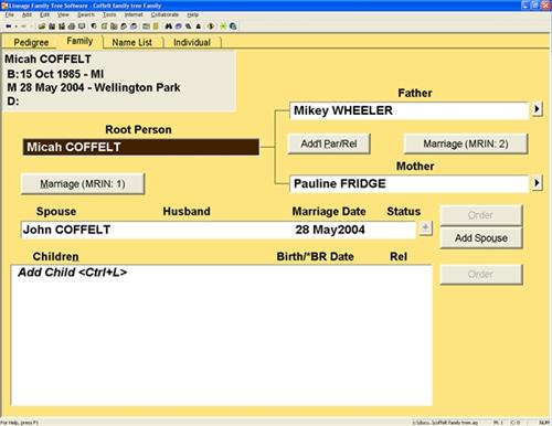 Lineage Family Tree Software by Broderbund – Aussie Kids Software