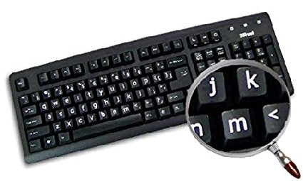 Lower case keyboard stickers large letters – Aussie Kids Software