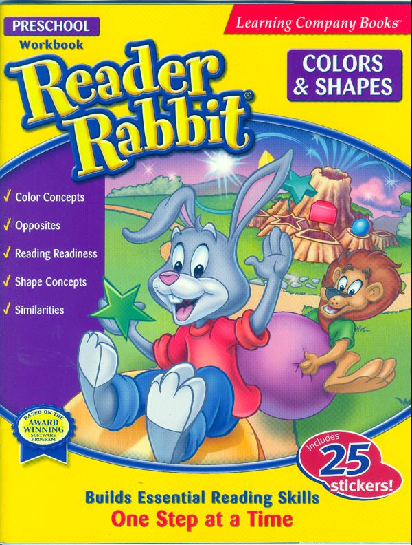 Reader Rabbit Preschool Colours & Shapes workbook – Aussie Kids Software