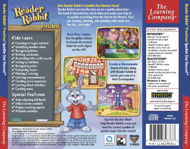 Reader Rabbit Preschool – Aussie Kids Software