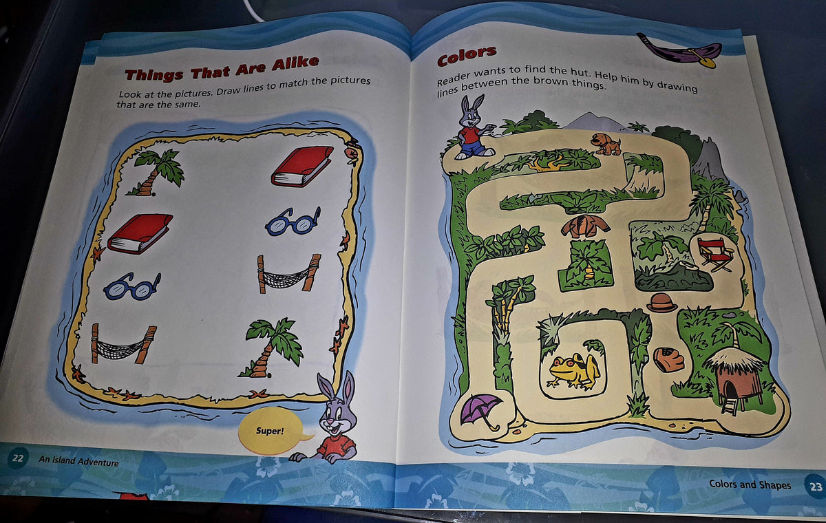 Reader Rabbit Preschool Colours & Shapes workbook – Aussie Kids Software
